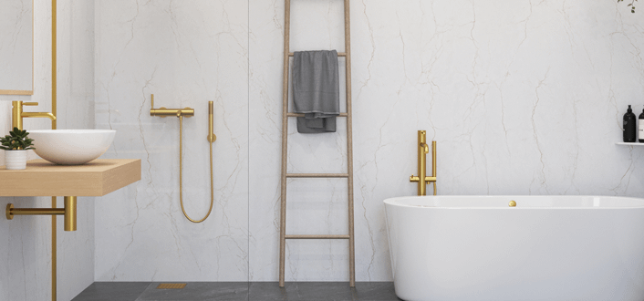 Wetwall™ Waterproof Wall Panel System Wows with Two New Pro Designs